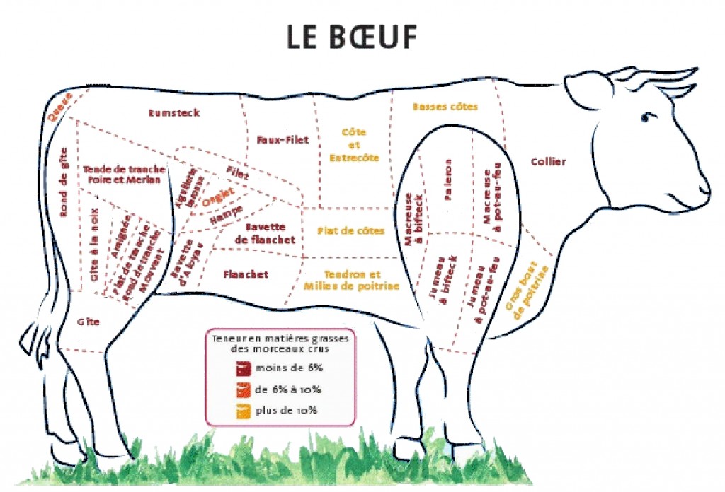 Le boeuf -CR diététique